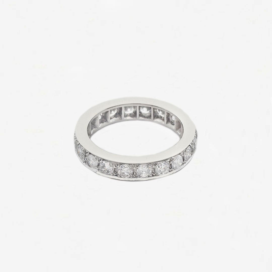 Diamond Full Eternity Ring in Platinum - Secondhand – Marston Barrett ...