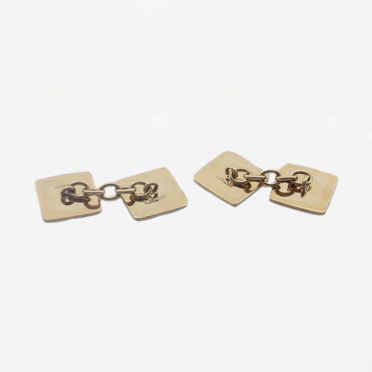 18ct Gold & Platinum Cufflinks - Secondhand – Marston Barrett Limited